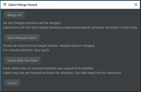 Version Control How To Merge Branch With Trunk Using Svn In Android