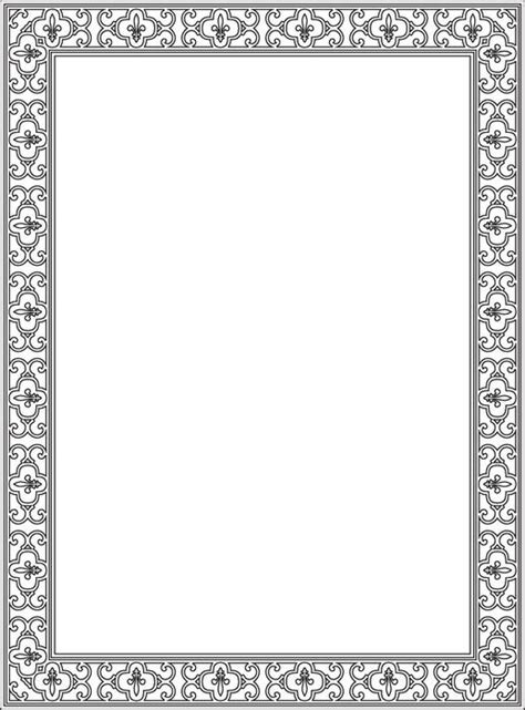Plain Border Template Vector Art Icons And Graphics For Free Download