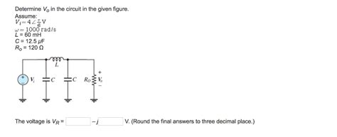 Solved Determine V 0 In The Circuit In The Given Figure Chegg Com