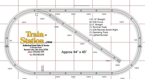 Lionel 0 Fastrack Layout With Siding For 4 X 8 Table Save 27