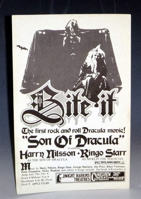 Son Of Dracula Starring Harry Nilsson As The Son Of Dracula And Ringo