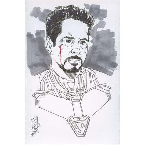 Iron Man Tony Stark Sketch