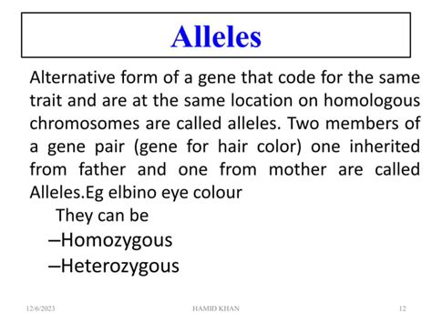 Genetic Disorder Power Point Lecture By Hamid Khan Ppt