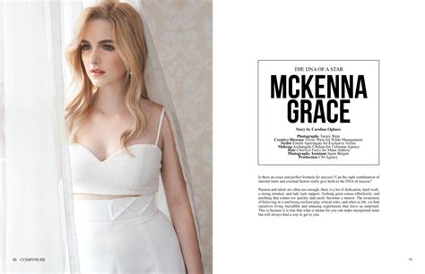 Issue Mckenna Grace Composure Magazine