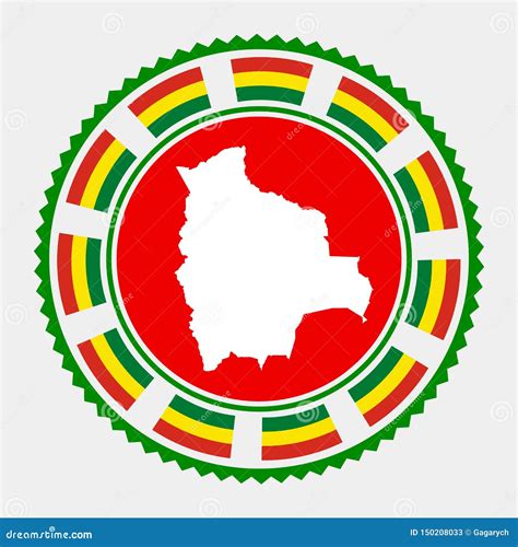 Bolivia Flat Stamp Stock Vector Illustration Of Immigration 150208033