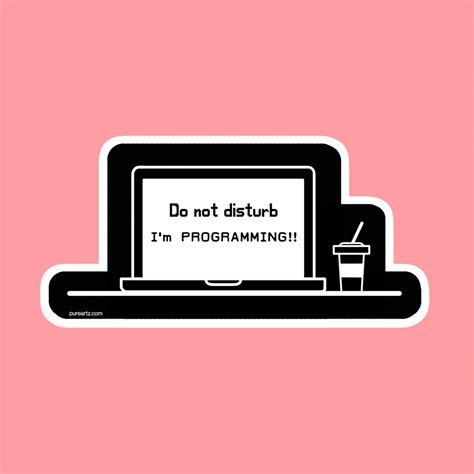 Programming Laptop Sticker Pureartz