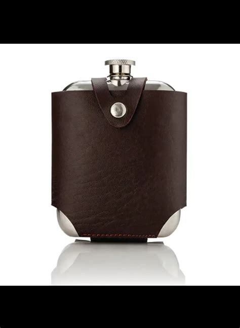 Stainless Flask With Traveling Case Shop Barrons
