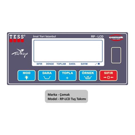Çomak Rp Lcd Tuş Takımı Çomak