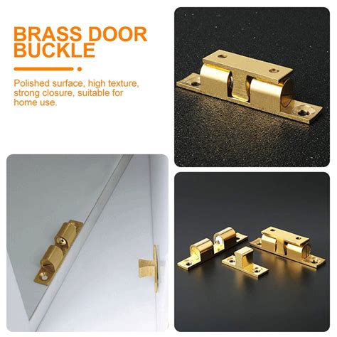 3pcs Brass Catch Cabinet Door Roller Catch Double Grandado