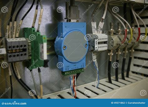 Electronic Components In Control System The Circuit Of Control System