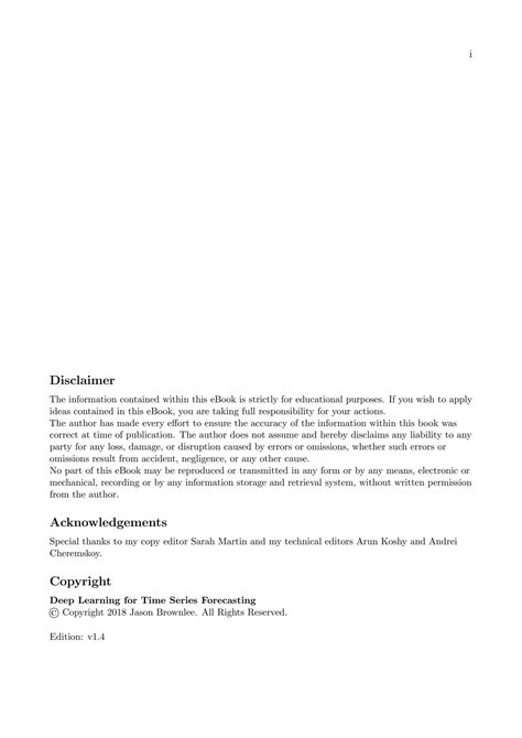 Solution Deep Learning For Time Series Forecasting Predict The Future