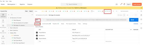 fetching execution results using opkey apis on postman
