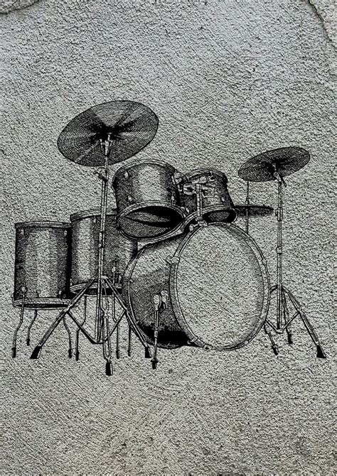 Quadro Decorativo Instrumentos Musicais Bateria Percussão Elo7