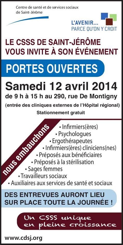 Journée portes ouvertes 2014 Fichier PDF