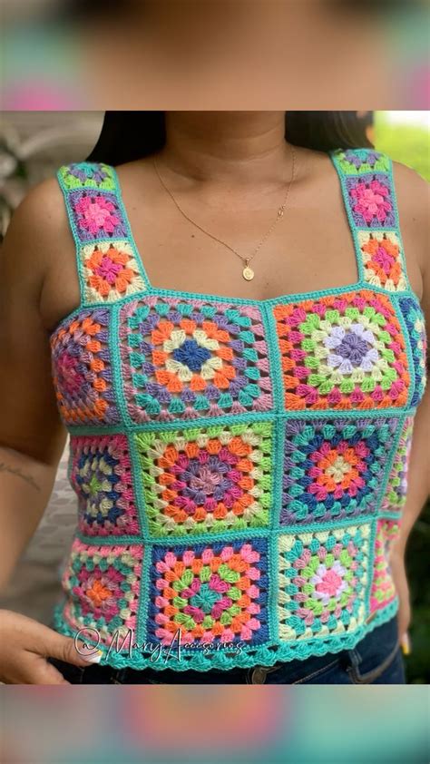 Top Granny Vestidos De Ganchillo Tejidos De Ganchillo Técnicas De