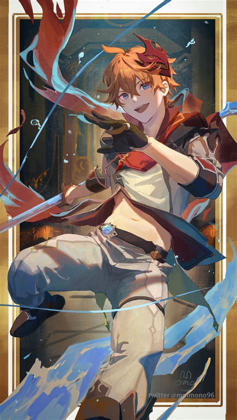 Tartaglia Genshin Impact Drawn By Omegu Danbooru