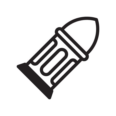 Ammo Icon Duotone Black Colour Military Symbol Perfect 24457906 Vector