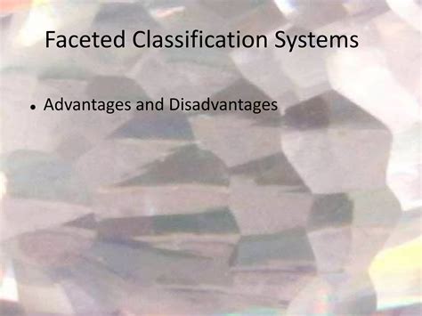 Faceted Classification System In Libraries PPTX