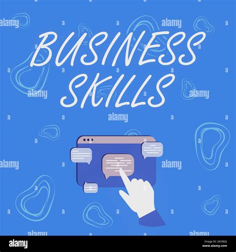 Sign Displaying Business Skills Business Showcase An Ability To