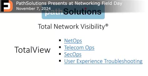 network observability automated with path solutions