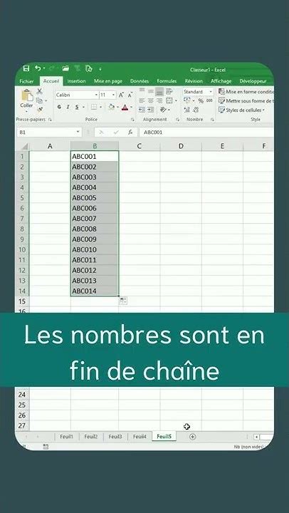 Incrémenter Une Chaîne De Caractères Dans Excel Avec Des Chiffres En Fin De Chaîne Youtube