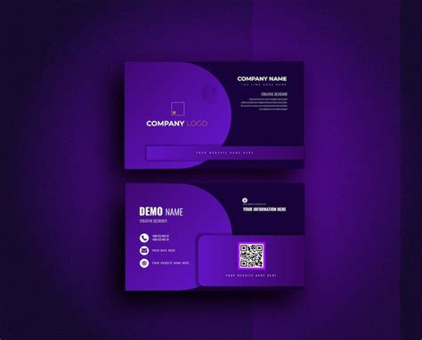 Premium Vector Professional Creative Modern Business Card Design