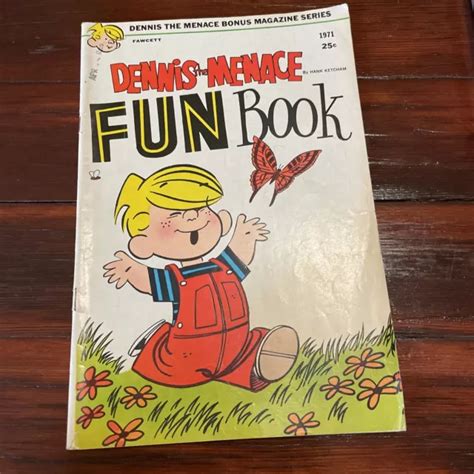 Dennis The Menace Fun Book 1971 Comic Book Bonus Magazine Series £8