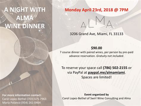 Chef Sergio Chamizo With His Wife And Co Owner Swirl Wine Consulting