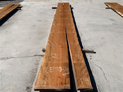 Curly Cherry Slab Le2318 3b 104 195 Irion Lumber Company