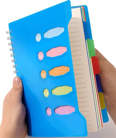 Yoment 5 Subject Notebook 7 X 10 Large Spiral Notebook