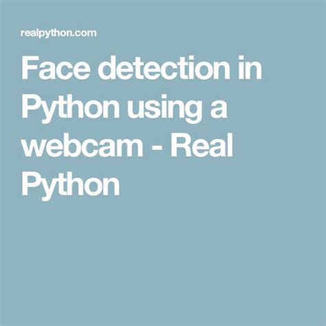 Face Detection In Python Using Opencv