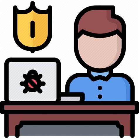 Hacker Network Protection Security System Tester Icon Download