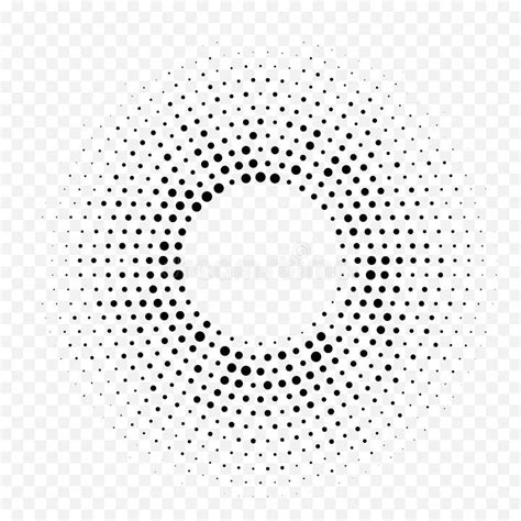 Circle Halftone Geometric Dotted Gradient Pattern Vector Abstract White Minimal Texture