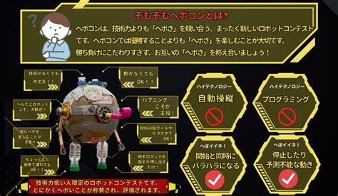 ヘボコン In 沖縄（有志イベント情報） Hebocon 技術力の低い人限定ロボコン（通称：ヘボコン）