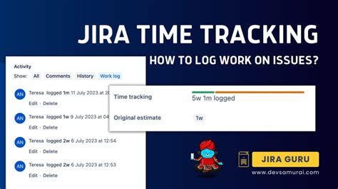 Jira Time Tracking How To Log Work On Issues Jira Guru