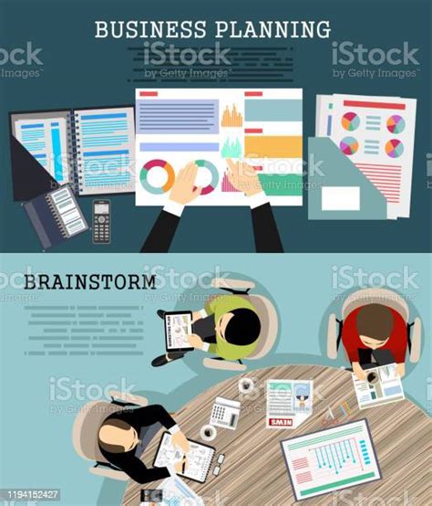 플랫 디자인 프로젝트 관리 비즈니스 분석 및 계획의 현대 벡터 일러스트 개념 개념 웹 배너 및 인쇄 자료 0명에 대한 스톡 벡터 아트 및 기타 이미지 Istock
