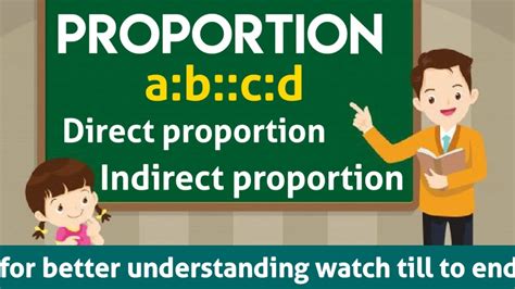 Proportion Direct Proportion And Indirect Proportion YouTube