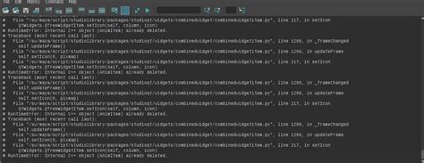 Runtimeerror Internal C Object Animitem Already Deleted · Issue