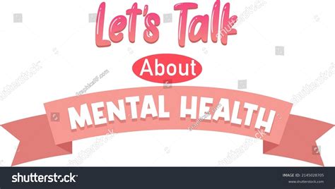 Banner Design Mental Health Illustration Stock Vector Royalty Free