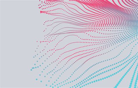 동적 방출 입자가 있는 배열입니다 3d 기술 스타일 추상적 배경입니다 벡터 그림입니다 흩어진에 대한 스톡 벡터 아트 및 기타 이미지 Istock