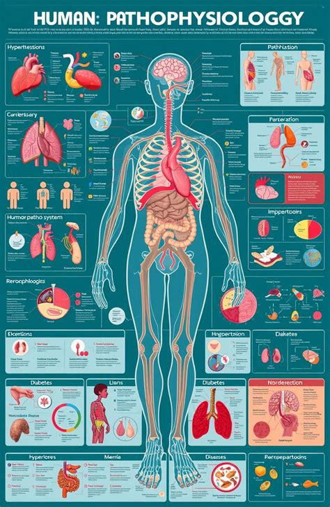 Explore Human Pathophysiology Educational Illustration