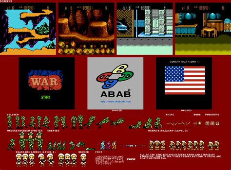 Nes War Bootleg General Sprites The Spriters Resource