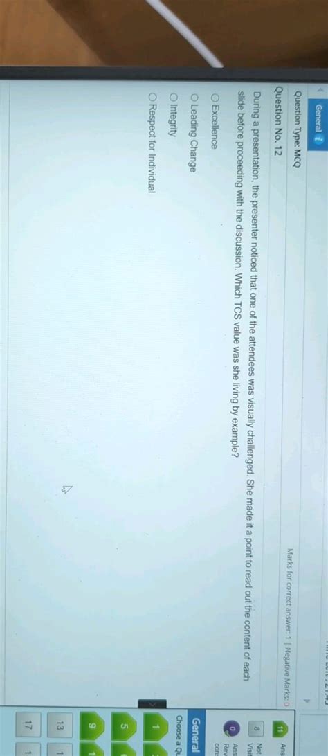 General I Question Type Mcq Question No 12 Studyx