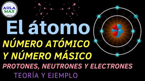 El átomo protones neutrones y electrones número atómico y número