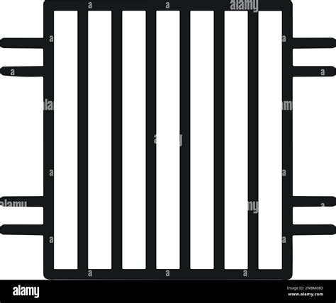 Wooden Fence Vector Garden Or Farm Palisade Gate Or Balustrade With