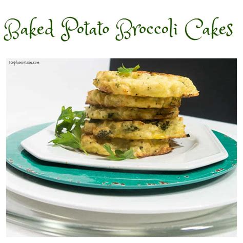 Baked Potato Broccoli Cakes Apples For Cj