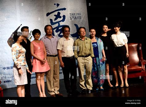 Beijing Wang Xiaoying China 3rd June 2014 Cast Members Pose For