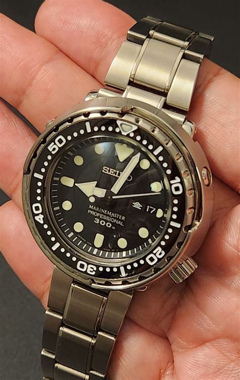 Seiko Tuna Marinemaster Sbbn031 Mint Fullset Mens Fashion Watches