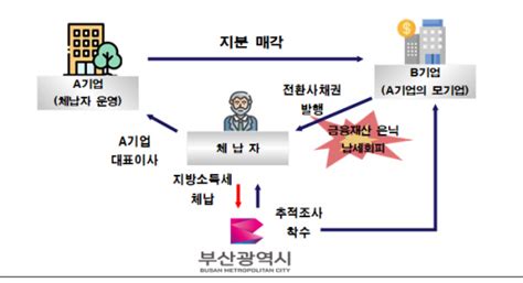 부산시 전환사채 은닉으로 조세 회피한 고액 채납자 전국 최초 적발 블록체인 수익 거두고도 세금 회피”