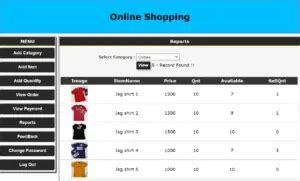 Online Shopping Project In ASP Net With Source Code